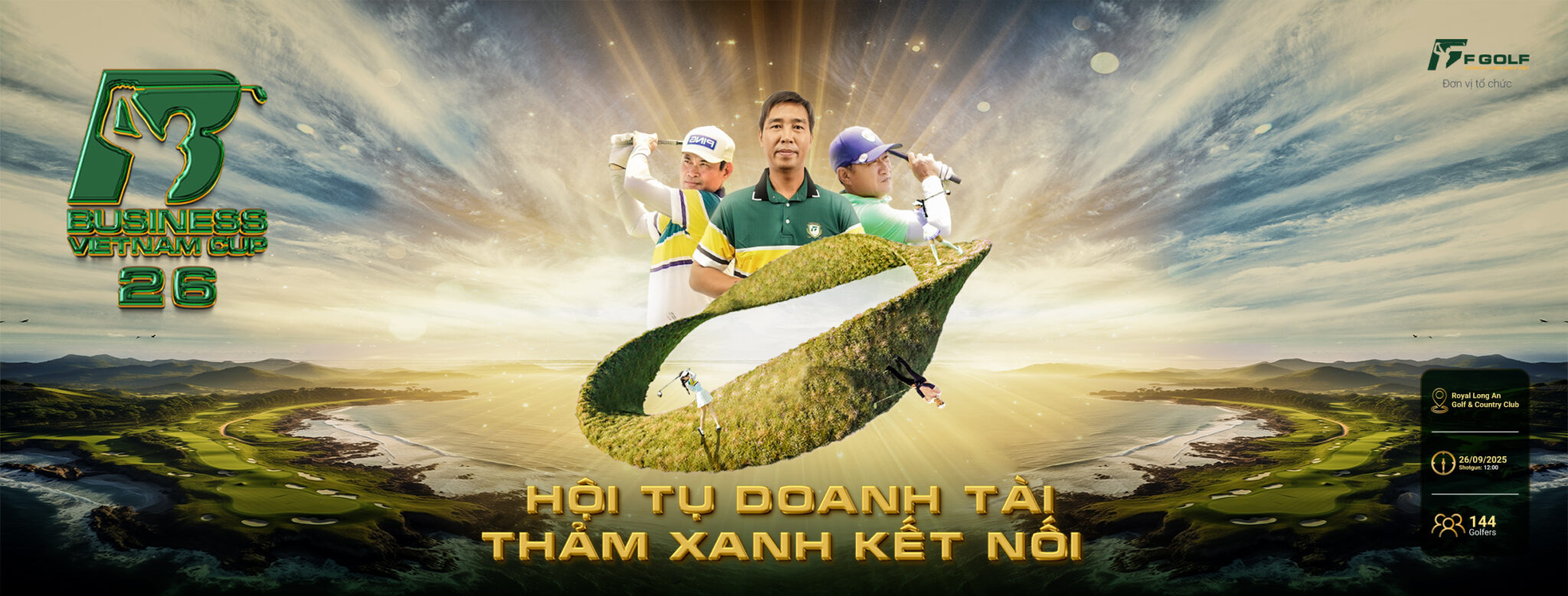 DELUCA NÂNG TẦM GIẢI GOLF BUSINESS VIETNAM CUP 26 VỚI PHONG CÁCH ĐỈNH ...